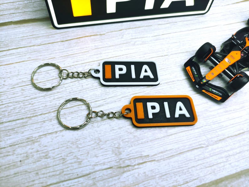 Oscar Piastri - Mclaren | F1 Formula 1 Driver Name Keychain | Racing ...
