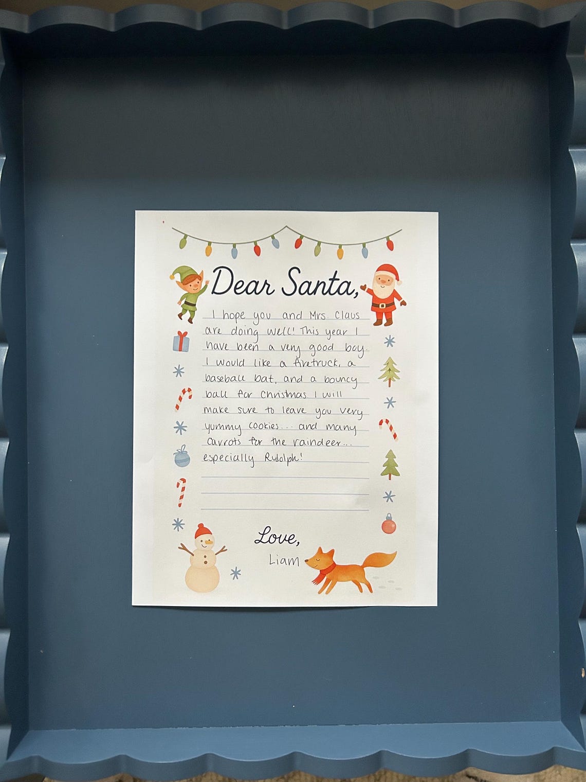 Letter to Santa - Digital Download - Etsy