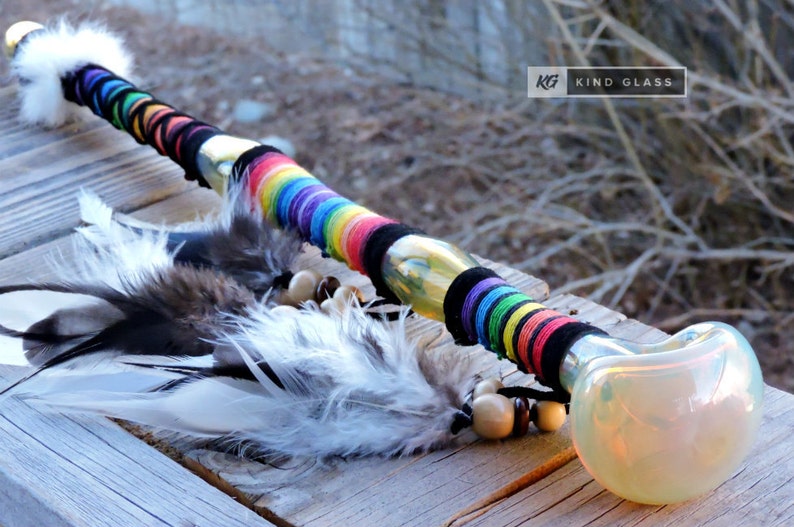 Glass Pipe Unique Pipe Peace Pipe Pretty Pipe Girly Pipe | Etsy