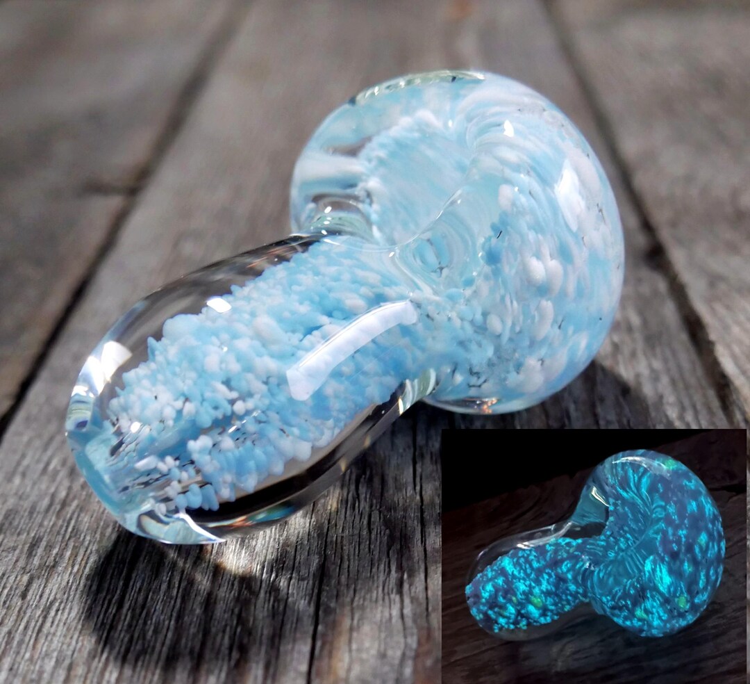 Glass Pipes, Glow Pipes, Glow in the Dark Glass Pipe, Bowl for Smoking ...