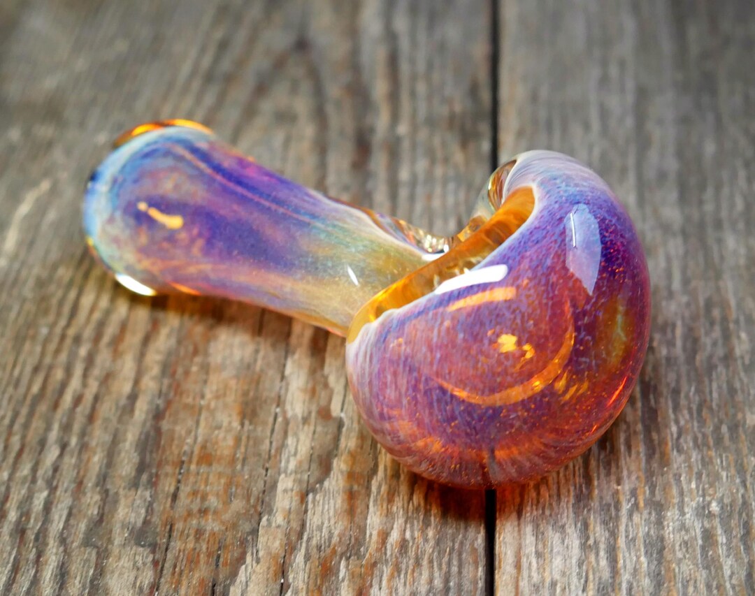 Glass Pipes, Unique Color Changing Glass Pocket Pipe - Etsy