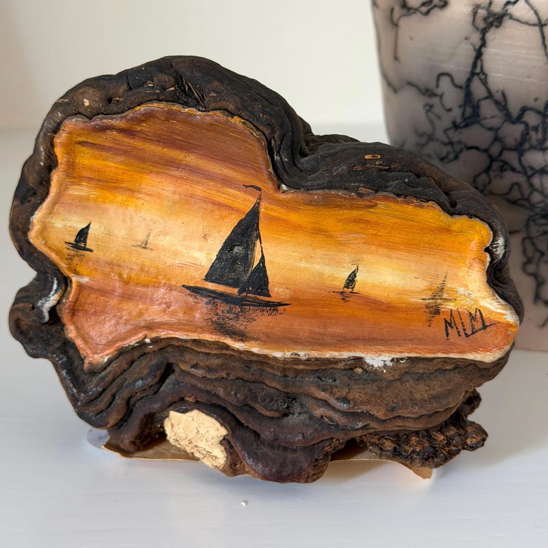 Mushroom Vintage Signed - Etsy