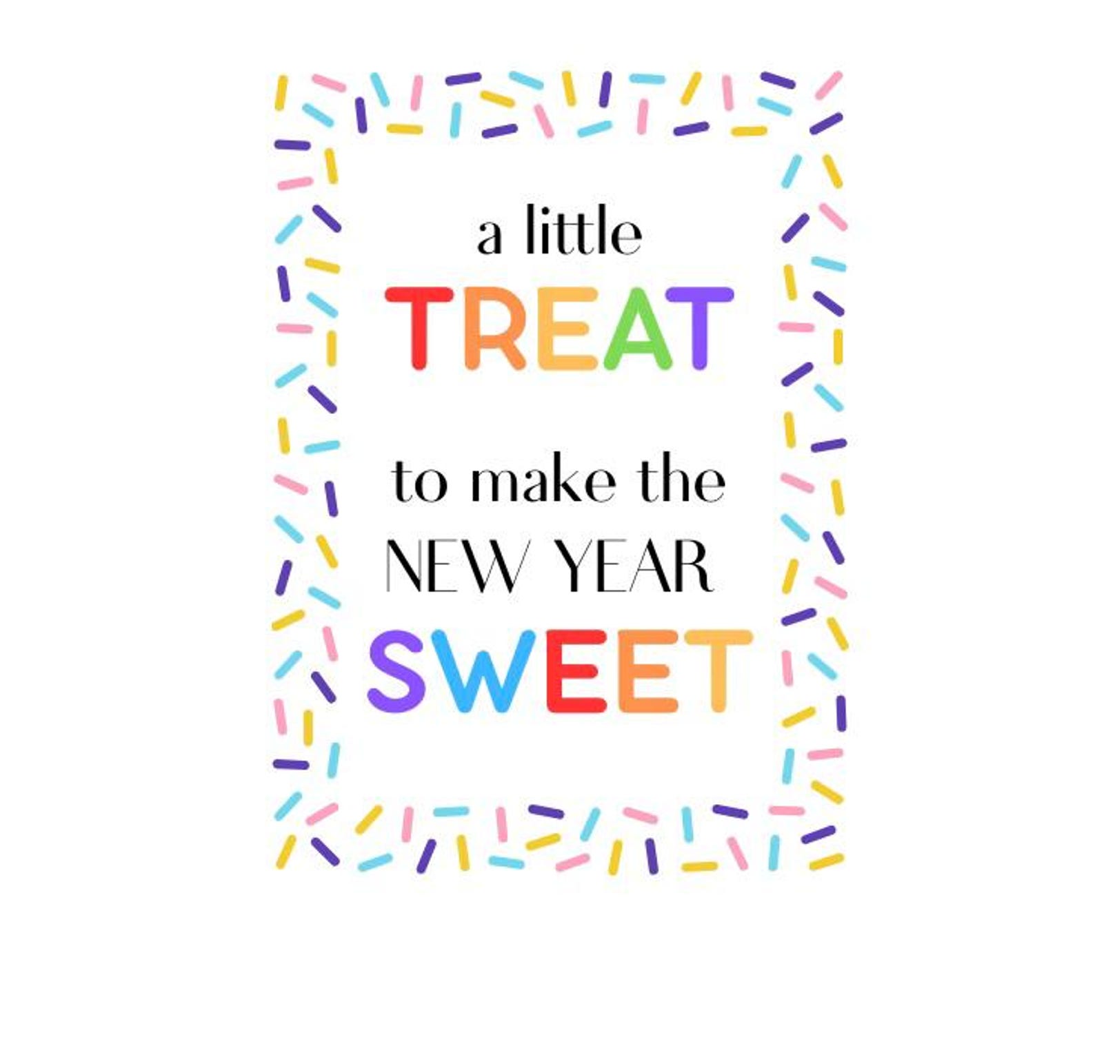 A Little Treat to Make the New Year Sweet - Etsy