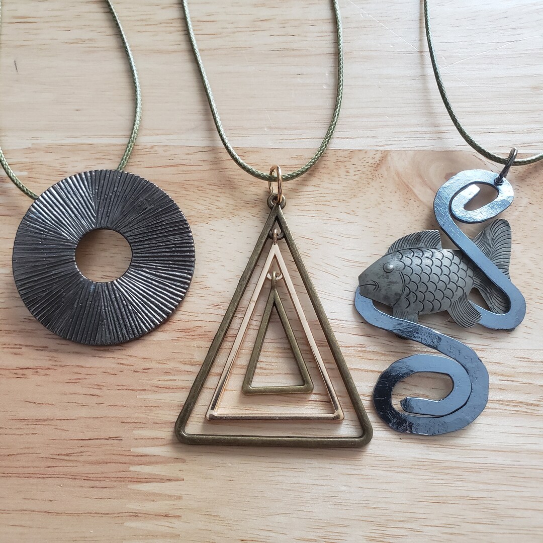 One Handmade Upcycled Necklace Made From Broken Jewelry, Handmade ...