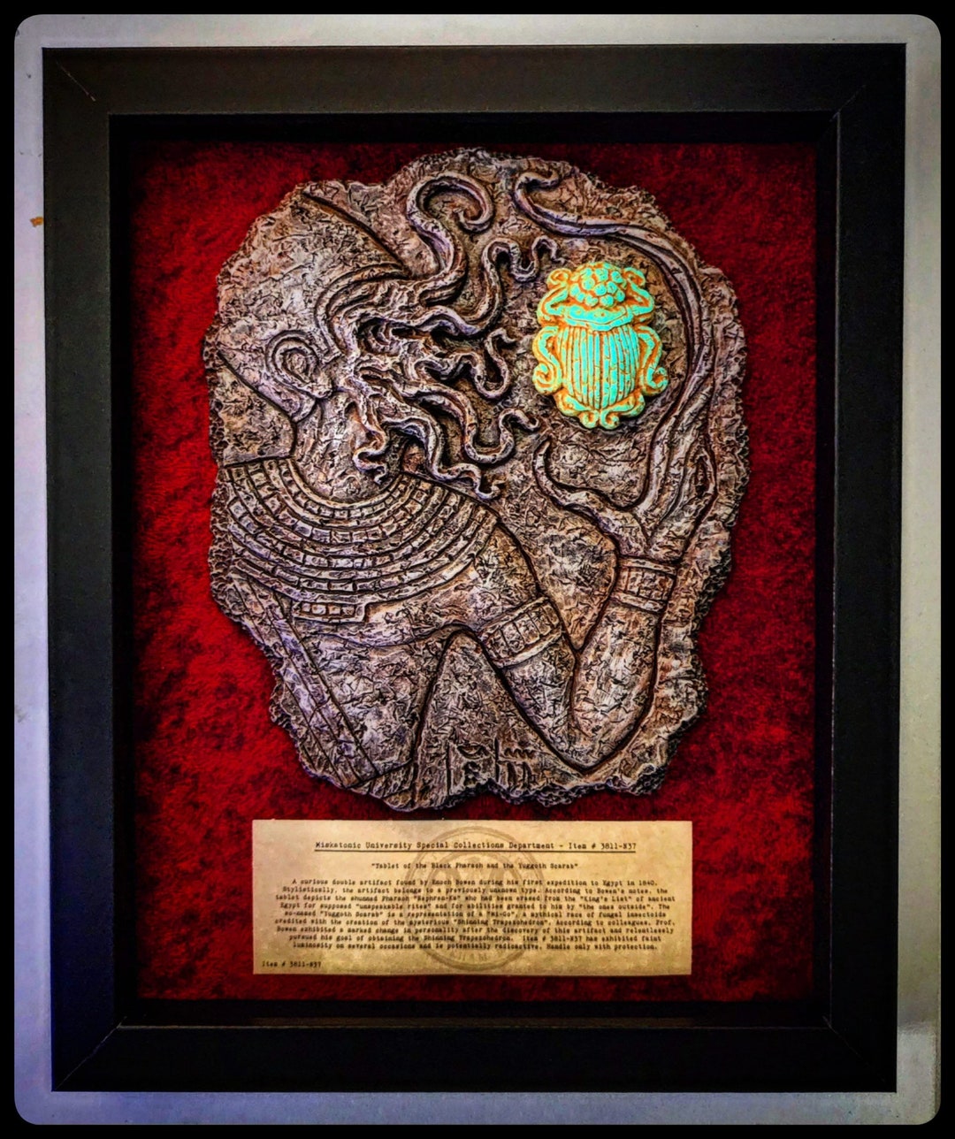 Tablet of the Black Pharaoh and the Yuggoth Scarab - Etsy