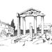 Pen and Ink Drawing of Athens Ruins (a Digital File of My Original ...