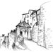 Pencil Sketch of Ronda, Spain (this is a Digital File of My Original ...