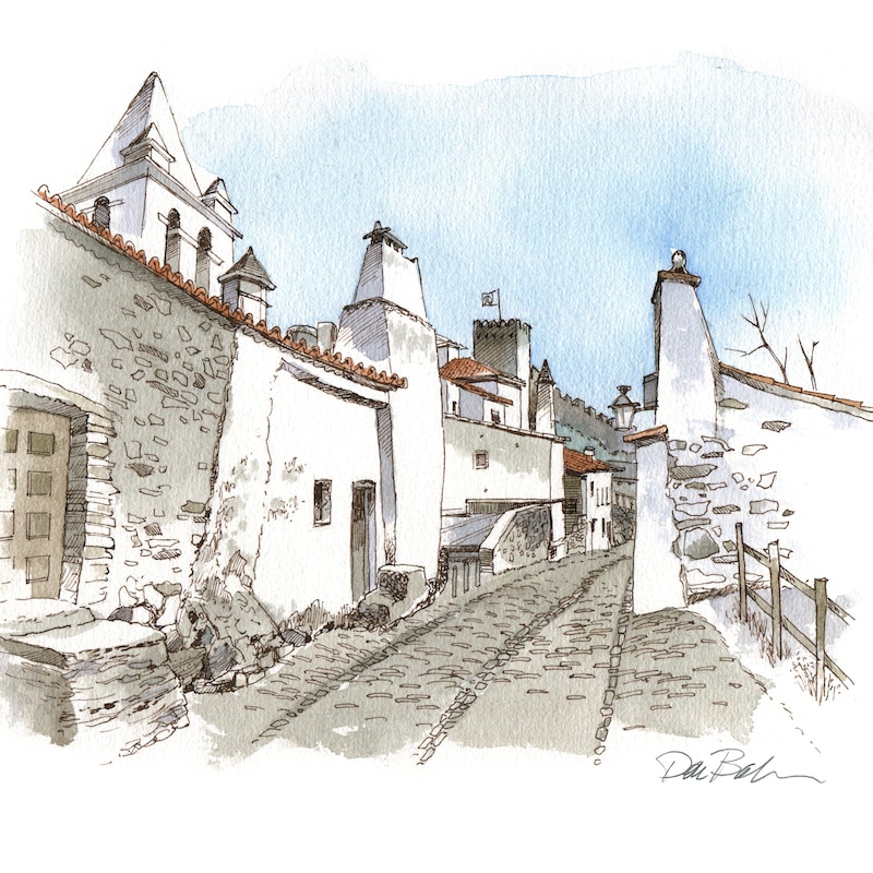 Original Sketch Portugal - Etsy