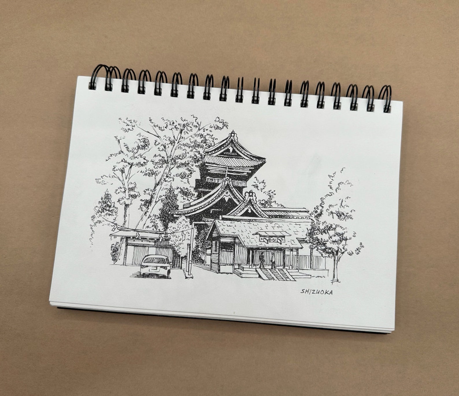 Sengen-jinja Shrine in Shizuoka, Japan (a Digital File of My Original ...