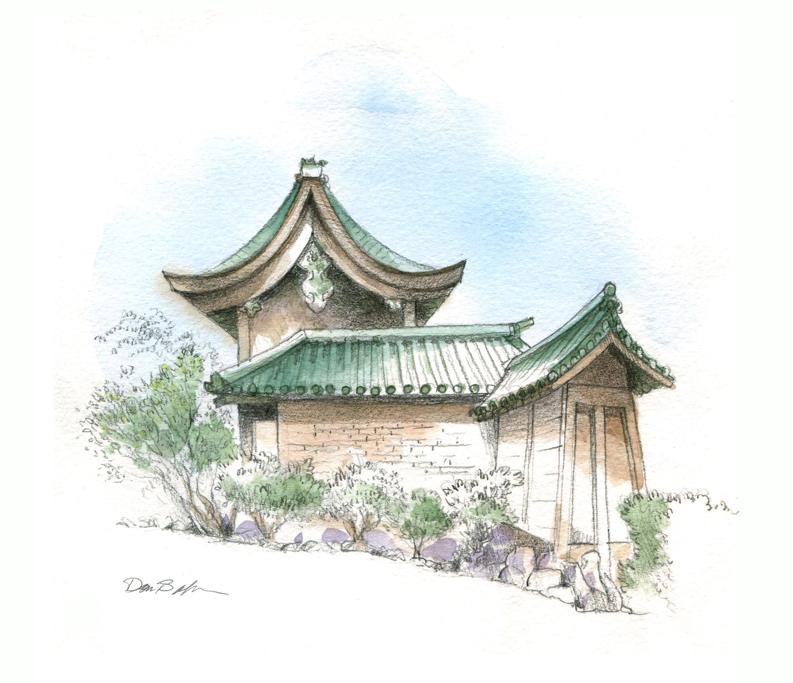 Temple Building at Saga-arashiyama, Kyoto, Japan (a Digital File of My ...