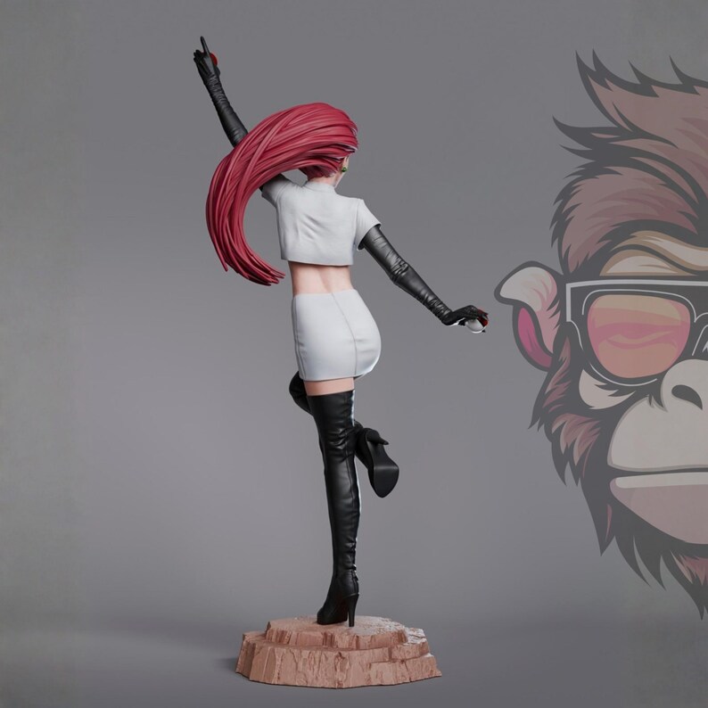 Jessie Pokemon STL | Team Rocket 3D Model | Anime Figure | Digital ...