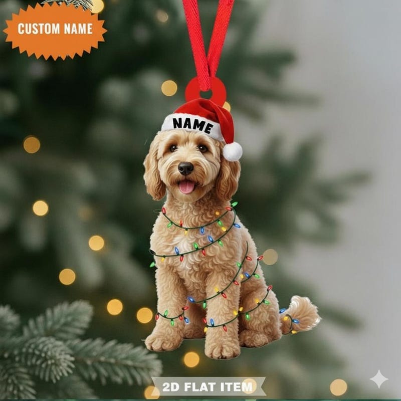 Goldendoodle Ornament - Etsy