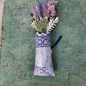 Cottage Core, Bridgerton Inspired, Vintage Lace, Flower Wall Pocket ...