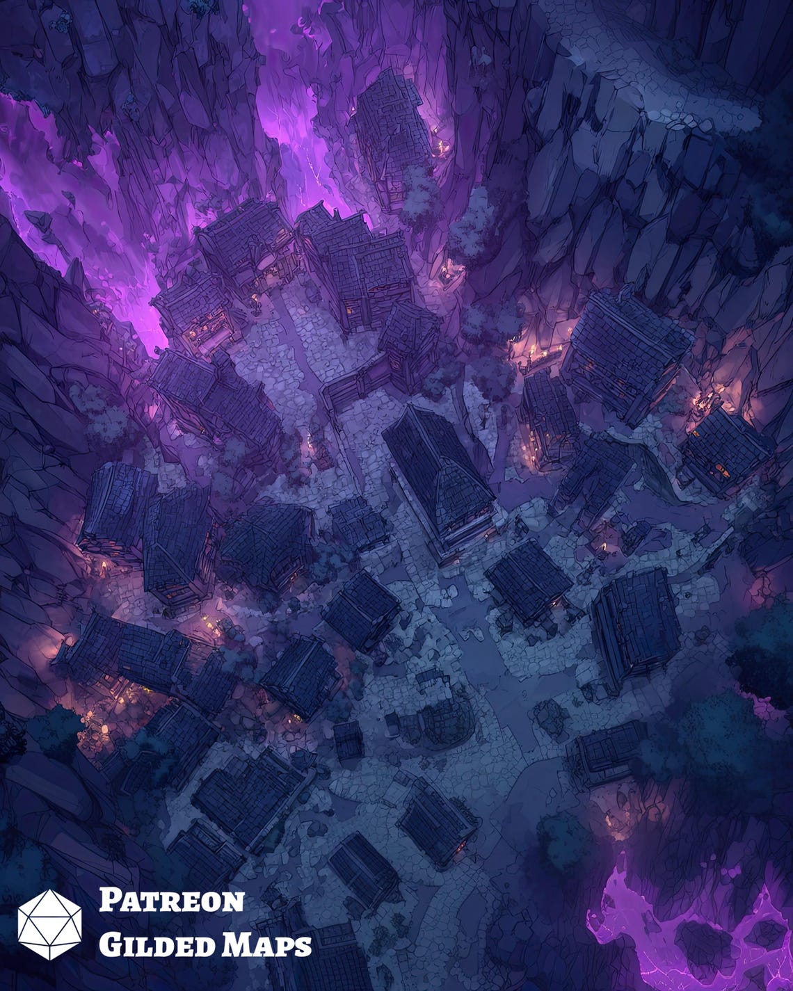 Underdark Battlemap, Dnd Map, Dungeons and Dragons, Battlemap, Roll20 ...