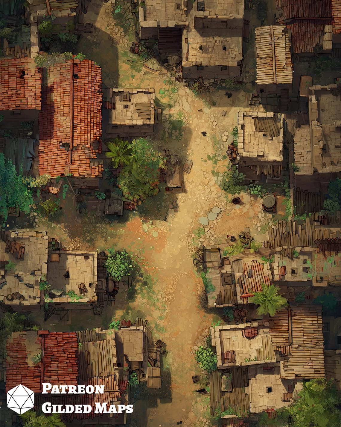 Slums Battlemap, City, Dungeons and Dragons, Dnd Battlemap, Roll20, RPG ...