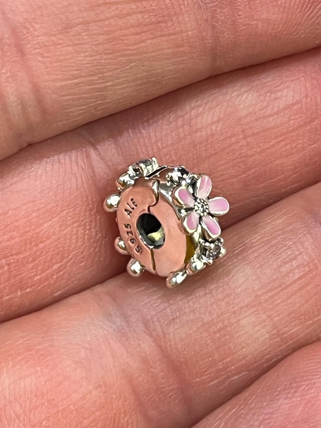Authentic Pandora Pink Daisy Flower Clip Charm (retired) - Etsy