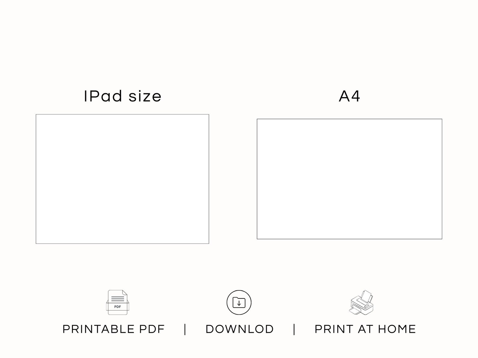 Printable School Timetable - Digital A4 & iPad Size PDF, Instant ...