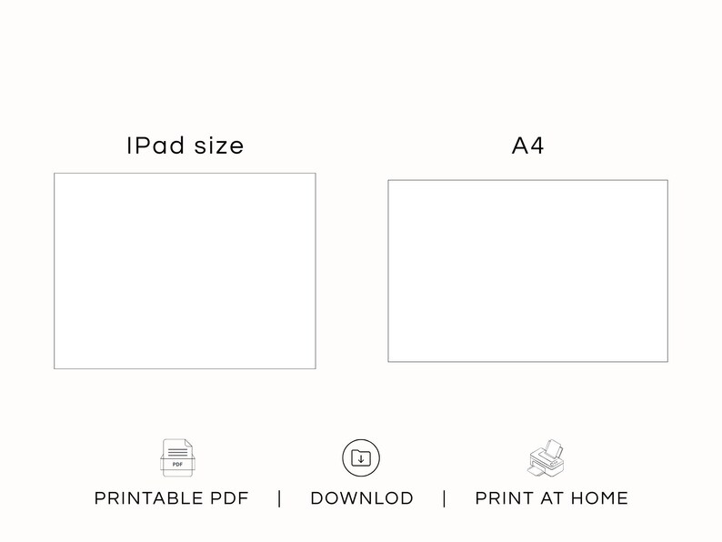Printable School Timetable - Digital A4 & iPad Size PDF, Instant ...