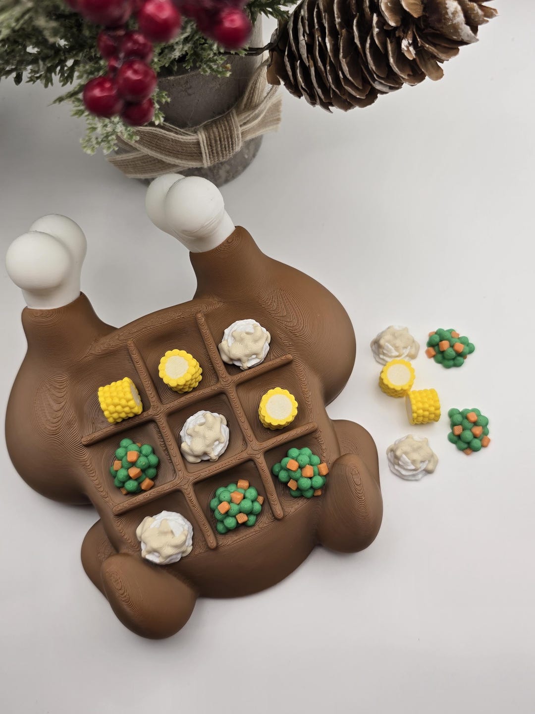 Turkey Tic Tac Toe Board Game, Thanksgiving Activities, Fun Games ...