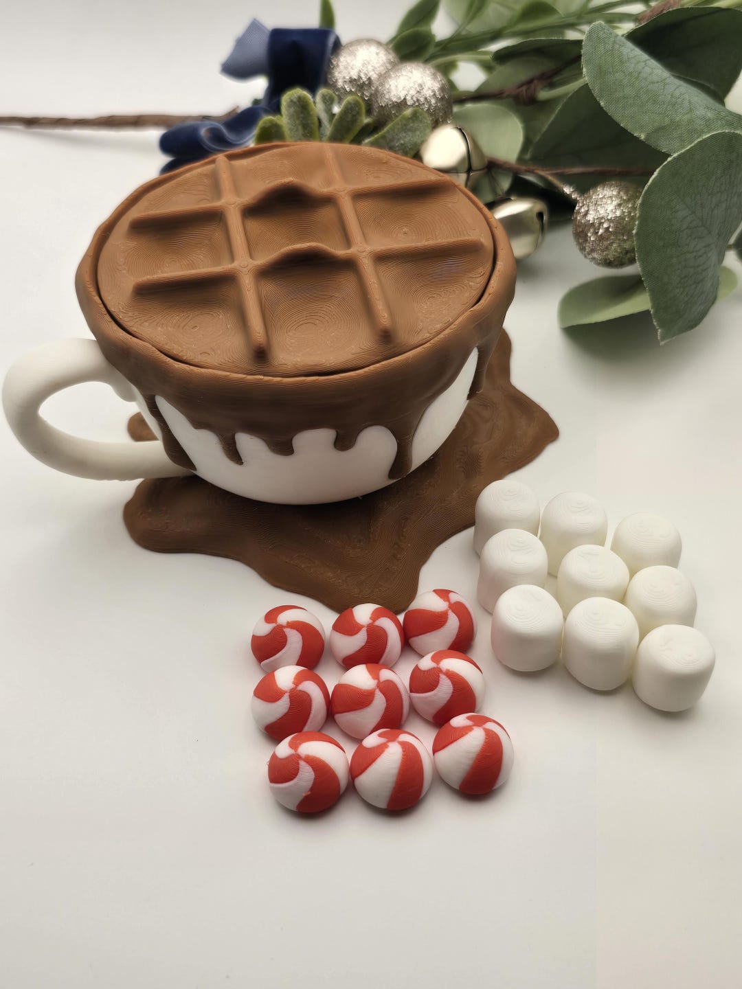 Hot Chocolate Tic Tac Toe Board Game, Christmas Activities, Fun Games ...