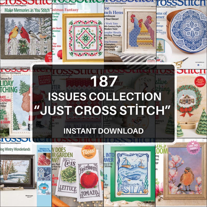 Cross Stitch Pdf Magazine - Etsy