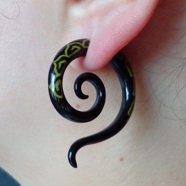 Spiral Fake Gauge - Etsy