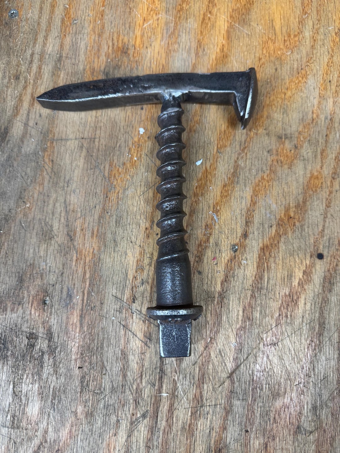 Railroad Spike Hammer Handmade From Real Train Track Nail and Bolt ...