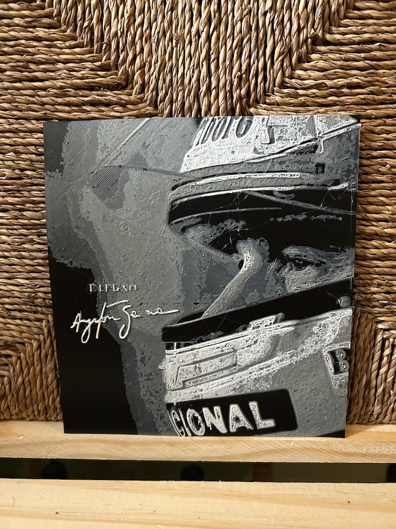 Formula 1 Decor Inspired by Ayrton Senna | 3D Decorative Motorsport ...