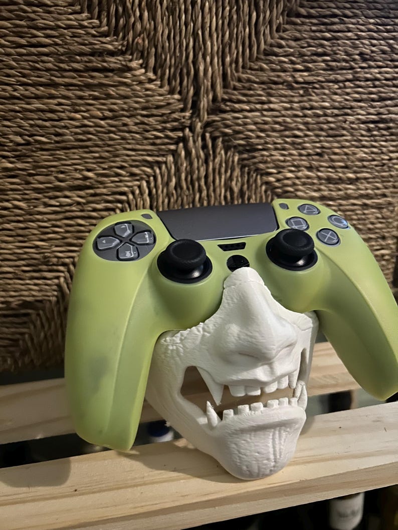 PS5 Controller Stand With Ghost of Yotei Theme. - Etsy