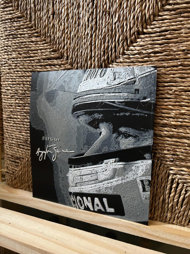 Formula 1 Decor Inspired by Ayrton Senna | 3D Decorative Motorsport ...