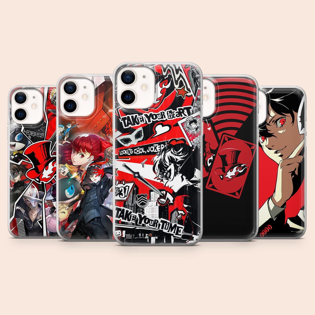 Persona 5 Phone Case Joker Phantom Cover for iPhone 17pro, 16, 15, 14 ...