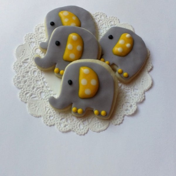 Elephant Cookies - Etsy
