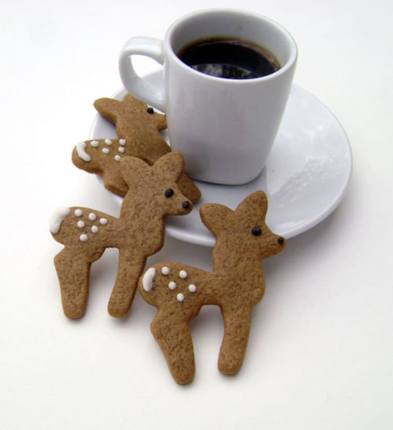 Gingerbread Deer Cookies - 2 Dozen Cookies - Etsy