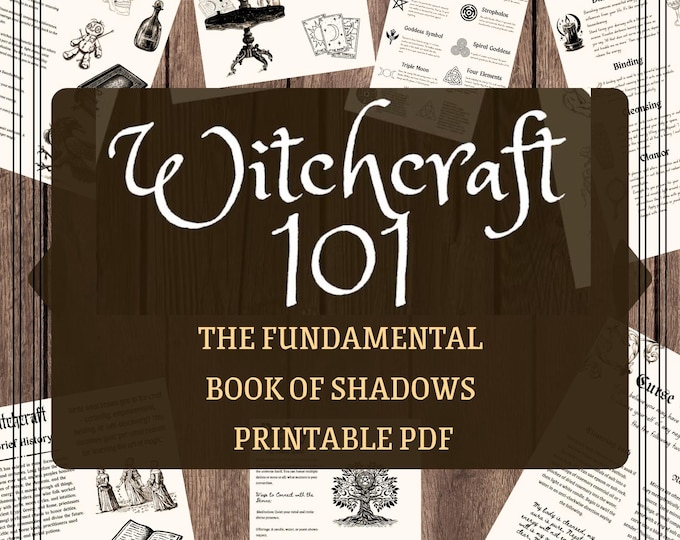 Spirit Guides Grimoire Pages, Witchcraft Basics, Printable Book of ...