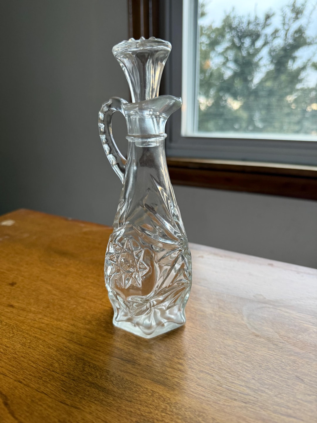Anchor Hocking Cruet 'star of David' - Etsy