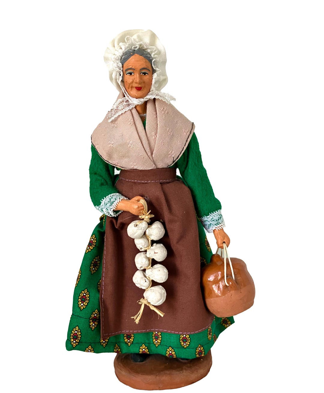 Handmade Santon De Provence Clay Doll – French Country Woman - Etsy