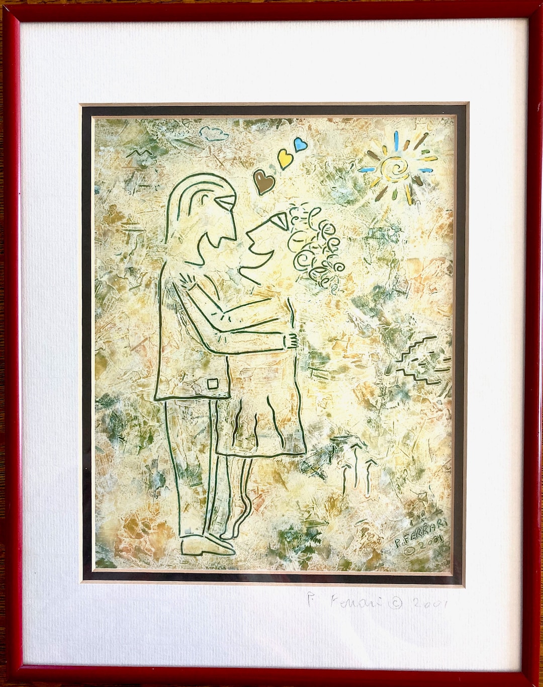 French Print Signed Philippe Ferrari Print 2001 Signed by - Etsy