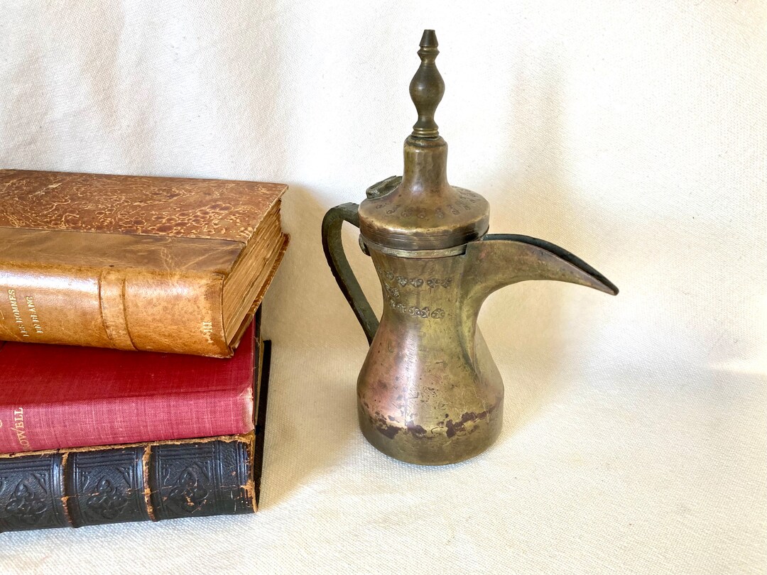 Antique Middle Eastern Dallah Coffee Pot - Arabic Coffee Pot ...
