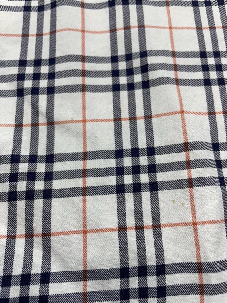 Burberry Vintage Nova Check Plaid Short Sleeve Shirt - Etsy