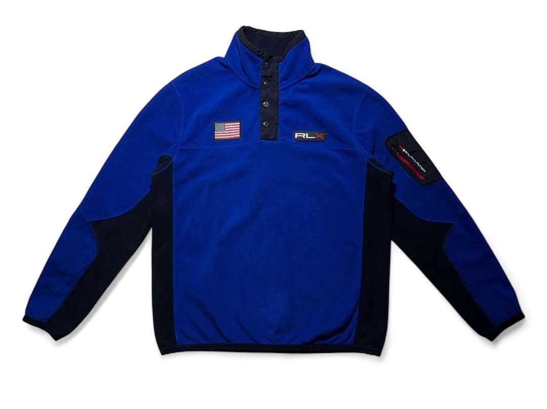 RLX Polo Ralph Lauren U.S.A Flag Fleece - Etsy
