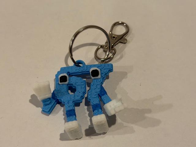 67 Keychain Steal a Brainrot Six Seven - Etsy