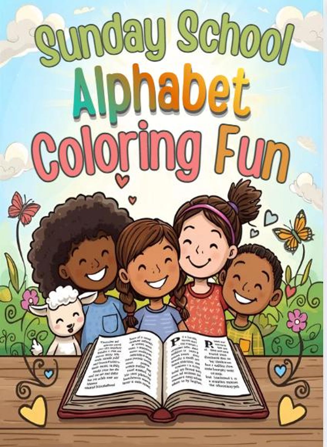 Christian Alphabet Coloring Book for Kids – Bible ABC Printable Pages ...