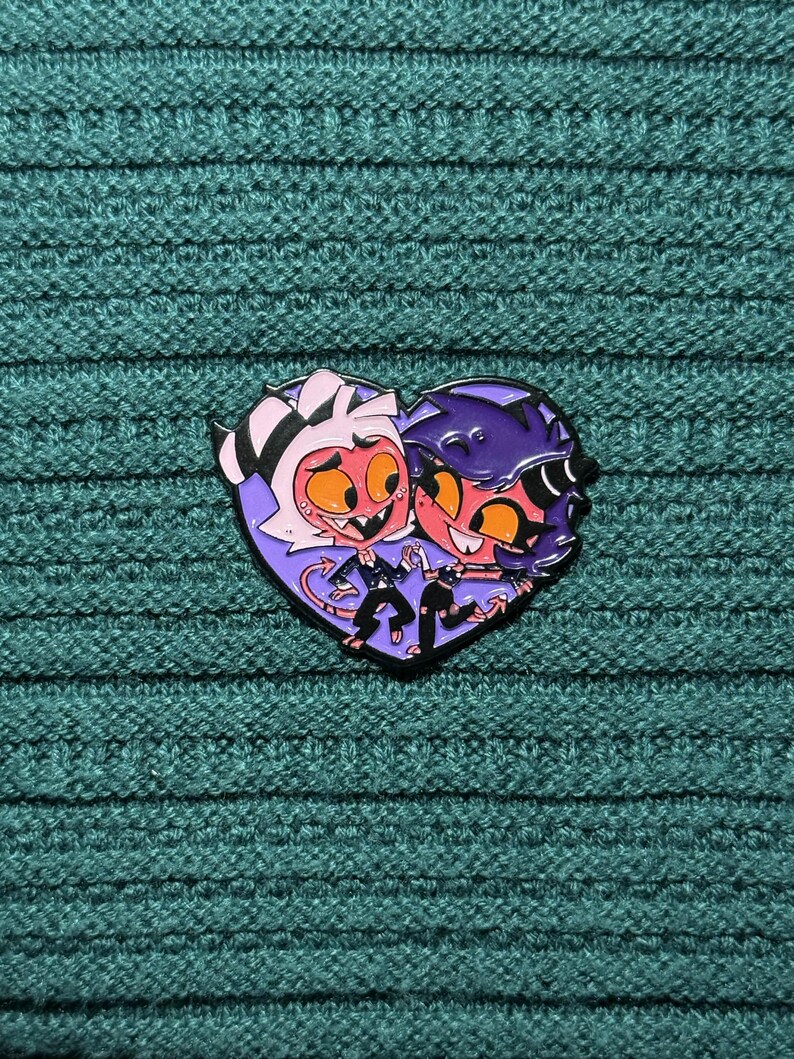 Hazbin Hotel Chibi Enamel Pins (alastor, Vox, Charlie, Angel Dust, Husk ...