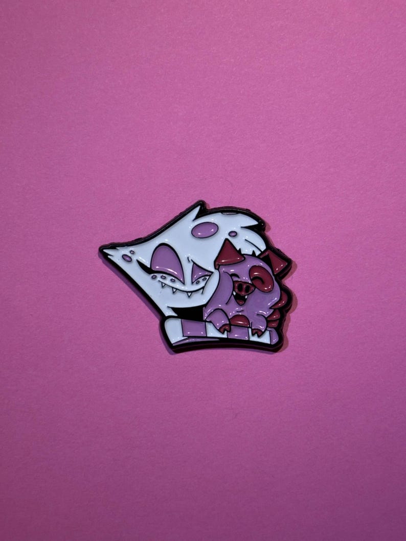 Hazbin Hotel Chibi Enamel Pins (alastor, Vox, Charlie, Angel Dust, Husk ...
