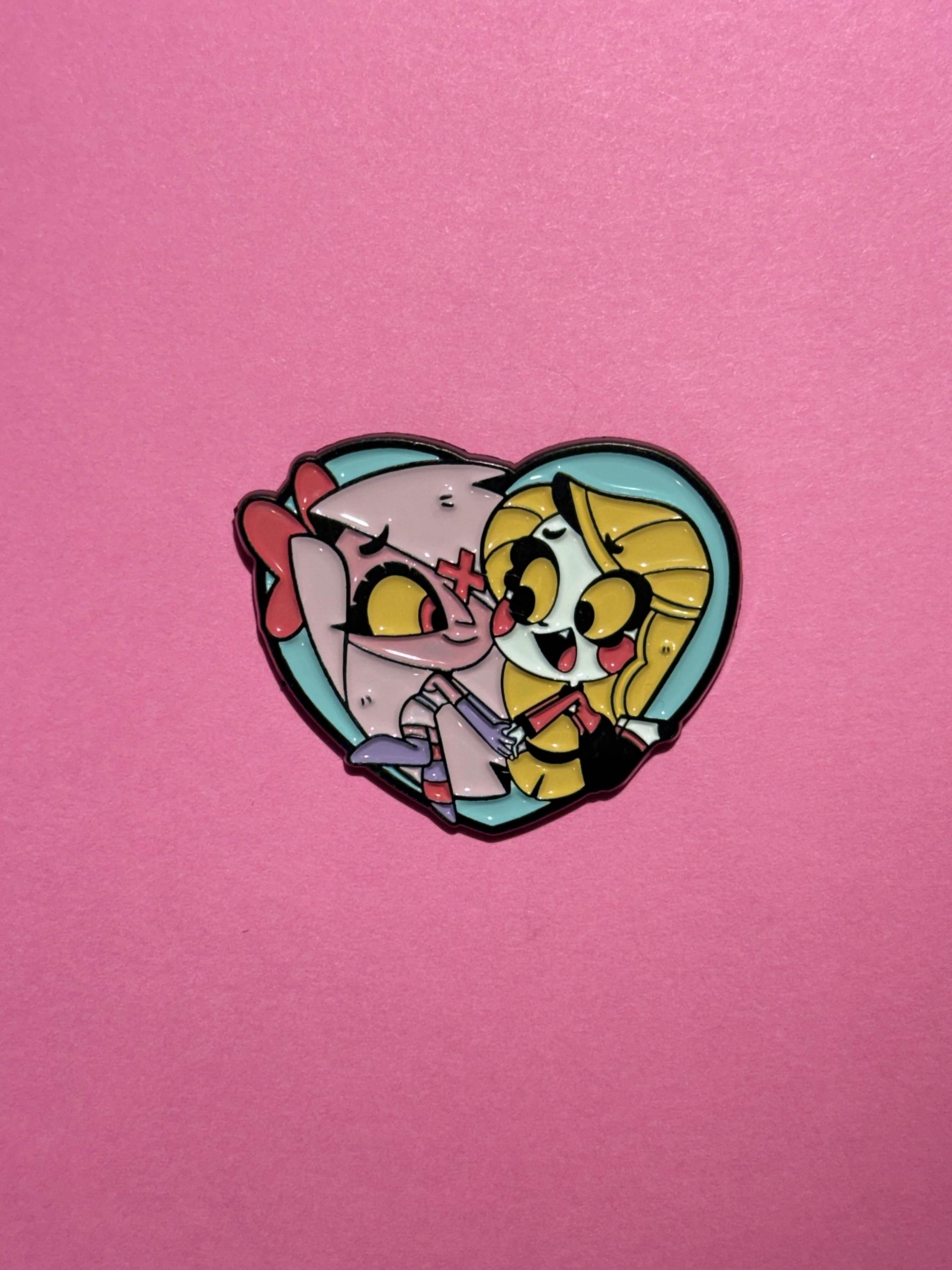 Hazbin Hotel Chibi Enamel Pins (alastor, Vox, Charlie, Angel Dust, Husk ...