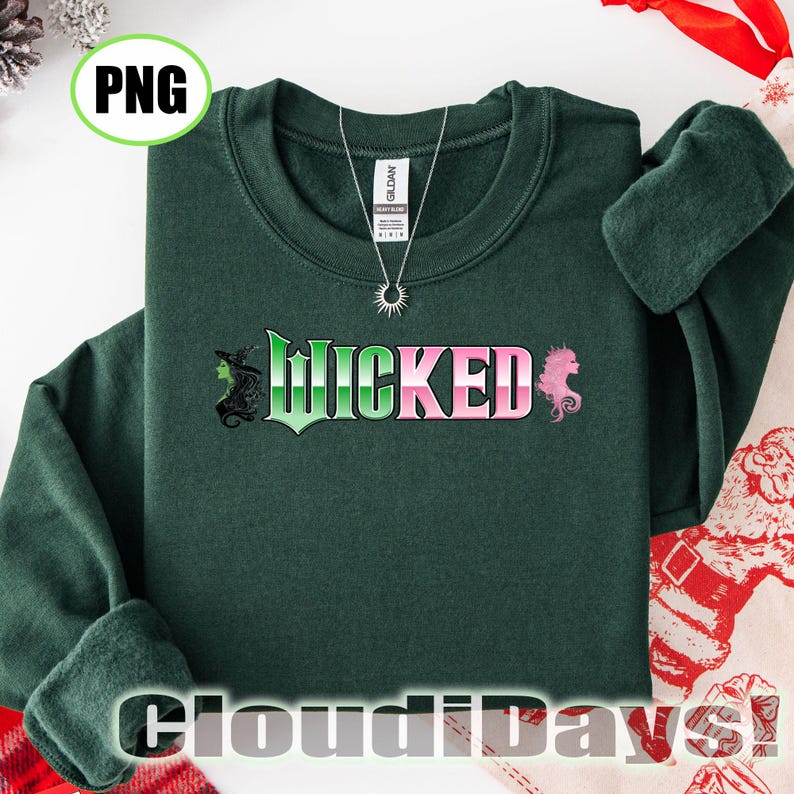 Wicked Svg Png, Cut File for Cricut Shirts Design Custom Name Pngs ...