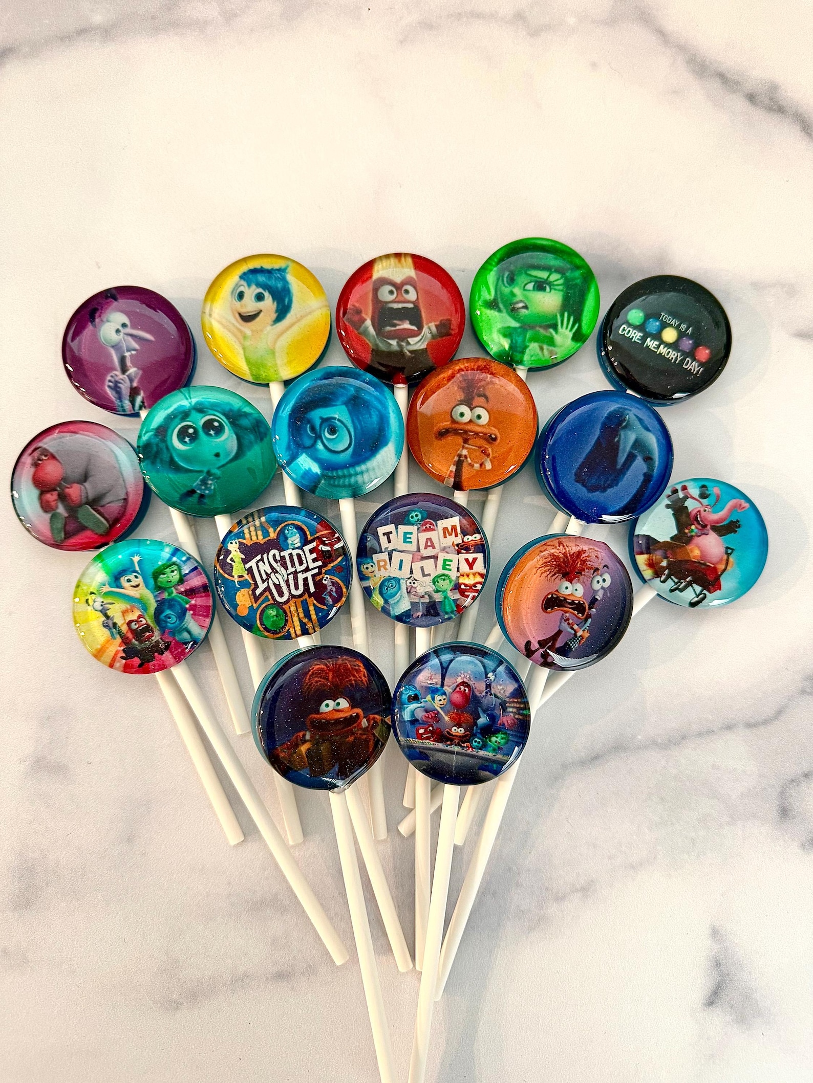 Emotion Inspired Cartoon Lollipops - Etsy