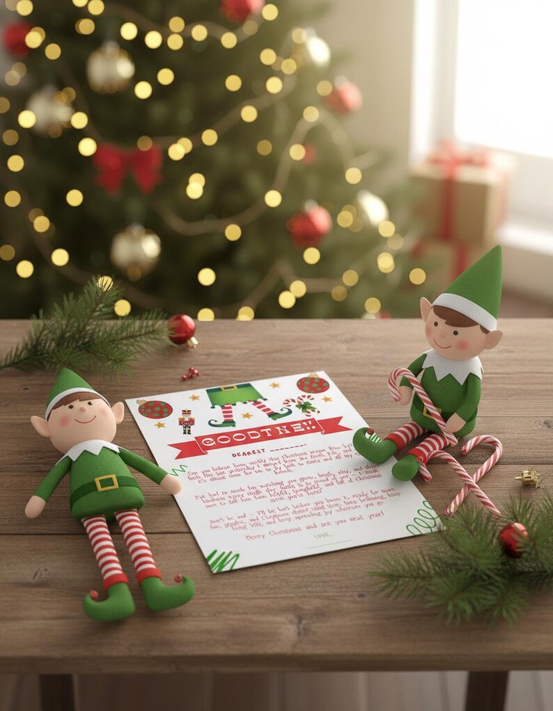 Elf Letter Bundle Printable | Welcome, I’m Back & Goodbye Letters ...
