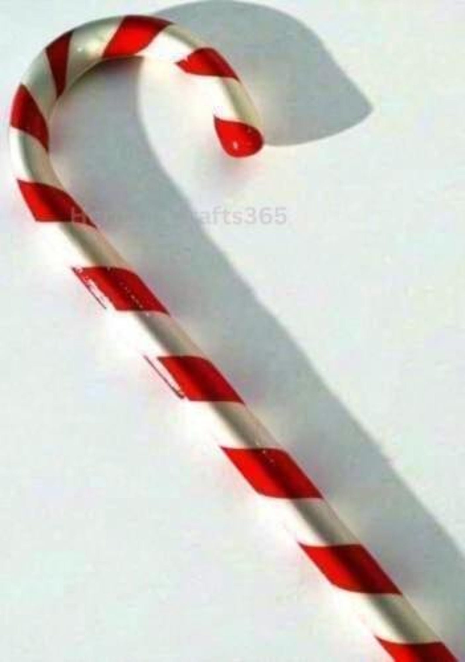 Candy Cane Walking Stick – Red & White, Christmas Cane - Etsy