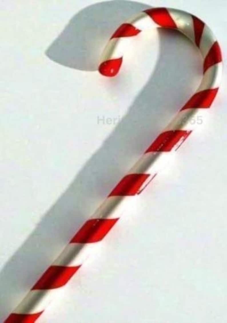 Candy Cane Walking Stick – Red & White, Christmas Cane - Etsy
